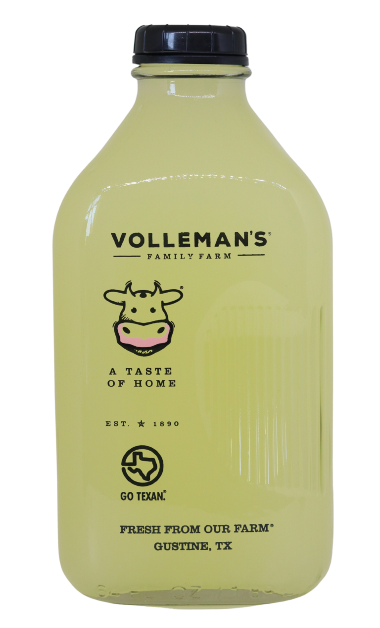 Volleman's Family Farm - Milk in glass bottles from a local Texan family