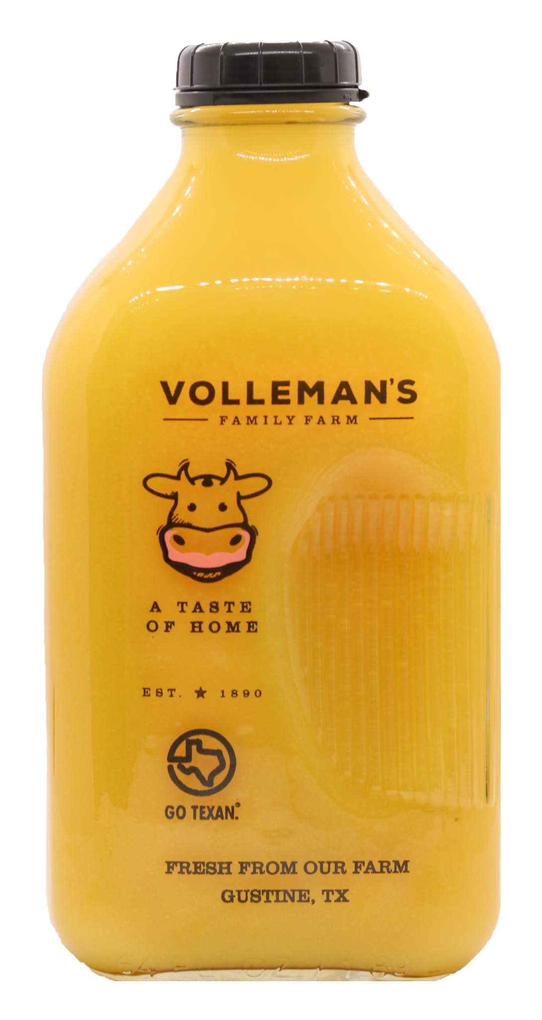 Volleman's Family Farm - Milk in glass bottles from a local Texan family