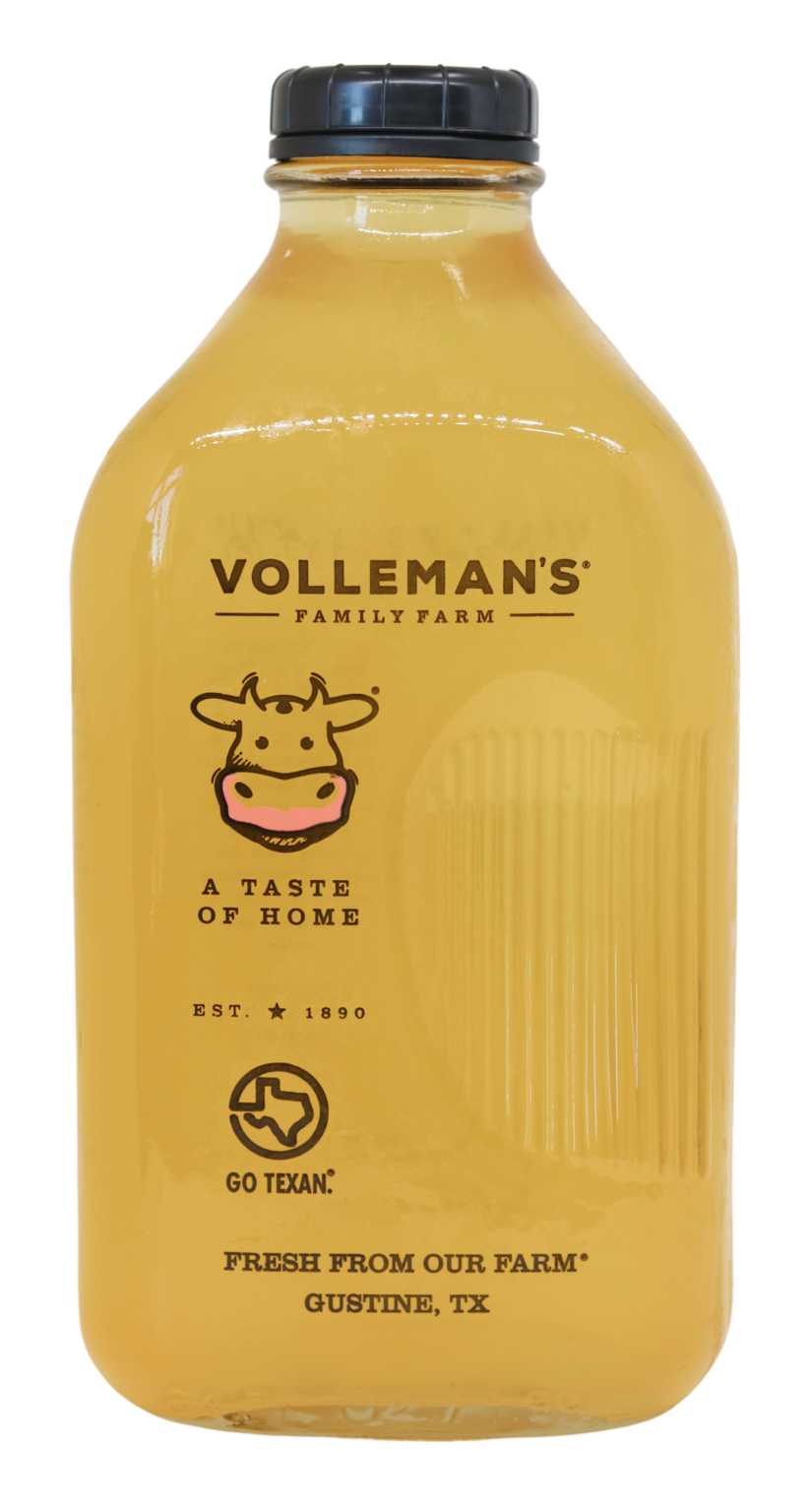 Volleman's Family Farm - Milk in glass bottles from a local Texan family
